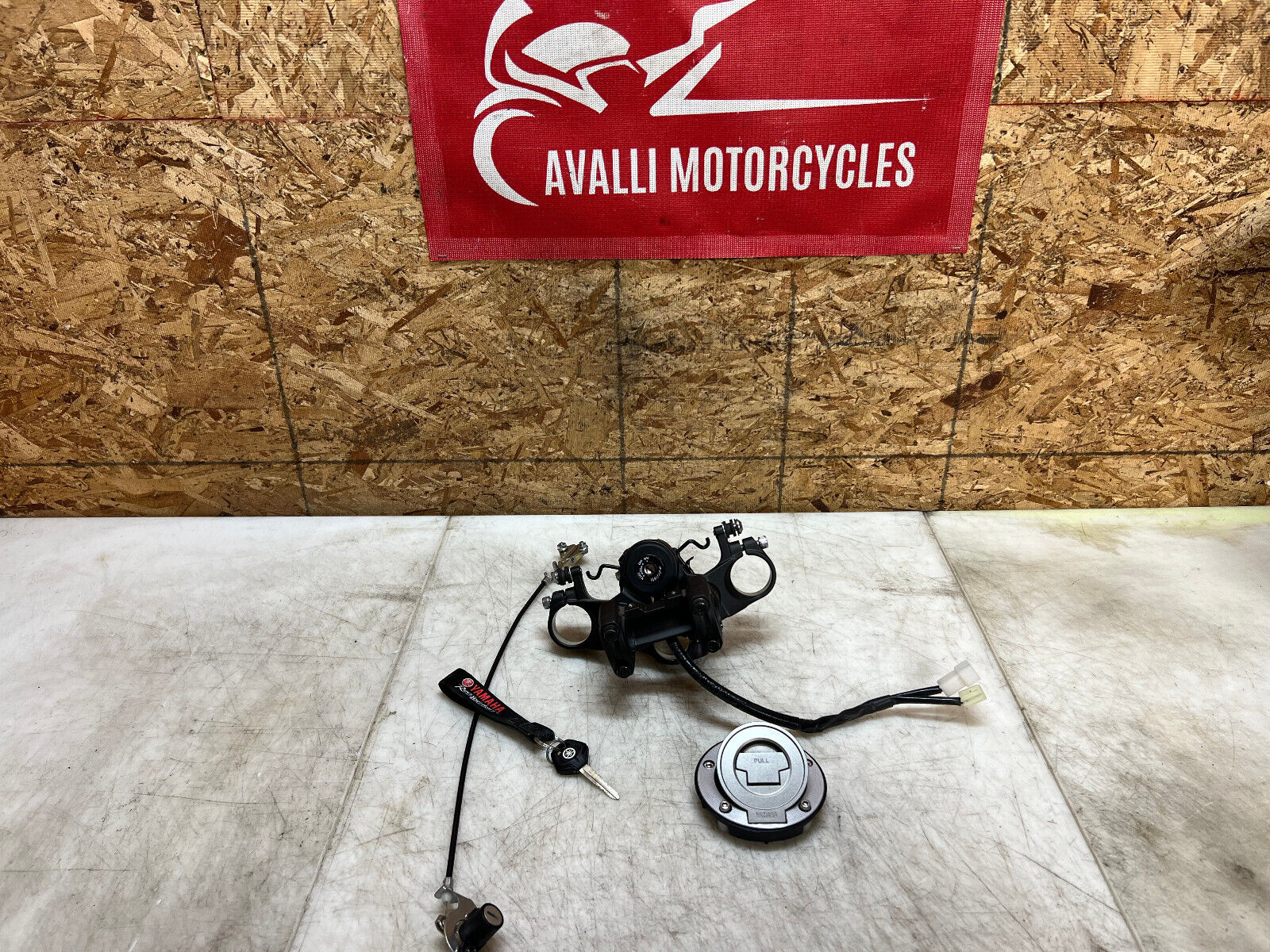 20 21 22 23 24 25 YAMAHA MT 07 MT-07 MT07 LOCK SET KEY SET IGNITION TR ...