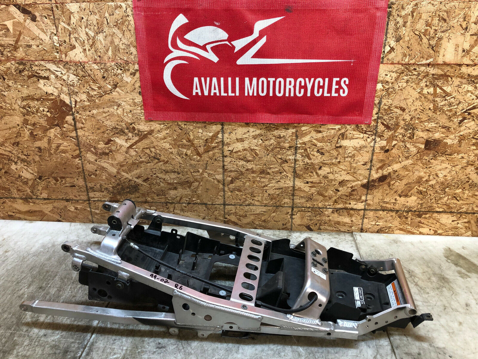 99 00 01 02 1999 2000 2001 2002 YAMAHA YZFR6 YZF R6 SUBFRAME SUB FRAME ...